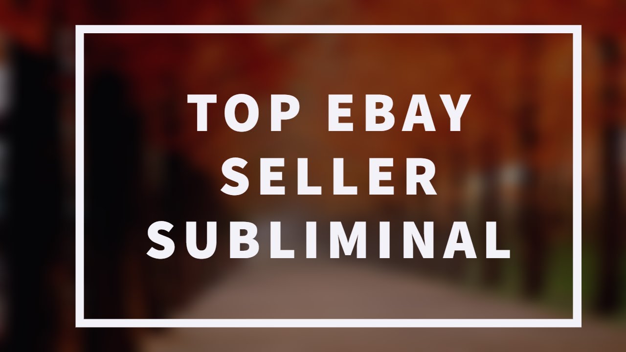 Become a top ebay seller affirmations music subliminal with cash ...