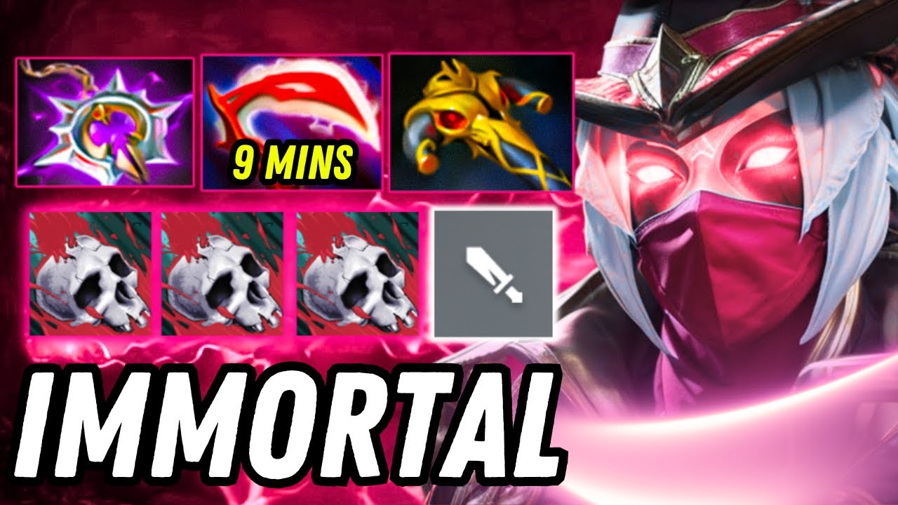 WTF 9mins First Item Desolator Phantom Assassin Mid Insane Burst ...