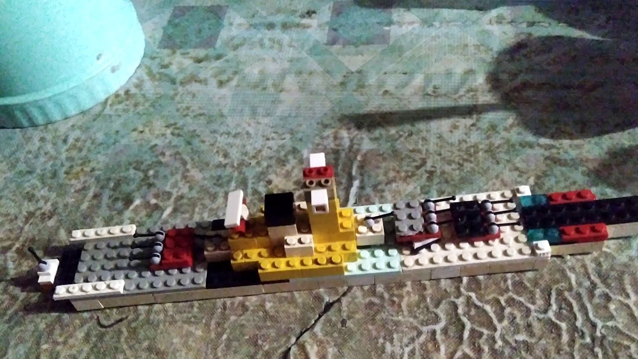 Lego Battleship IJN Yamato 3.0 - YouTube