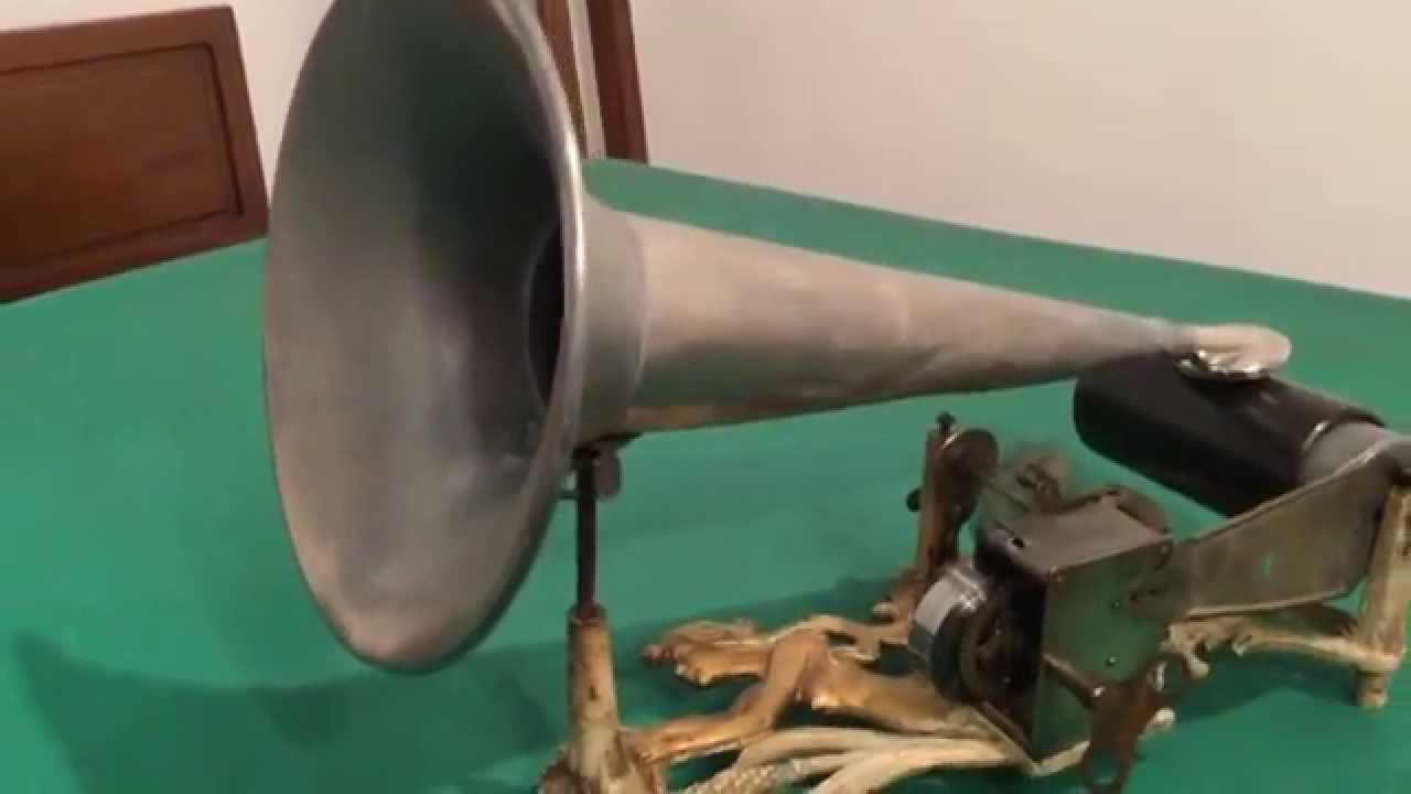 VERY RARE SIRENE PUCK PHONOGRAPH (1906)- RARE PHONOGRAPHE PUCK SIRENE ...
