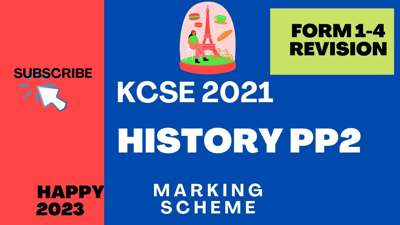 KCSE 2021 HISTORY PAPER 2 - marking scheme - YouTube