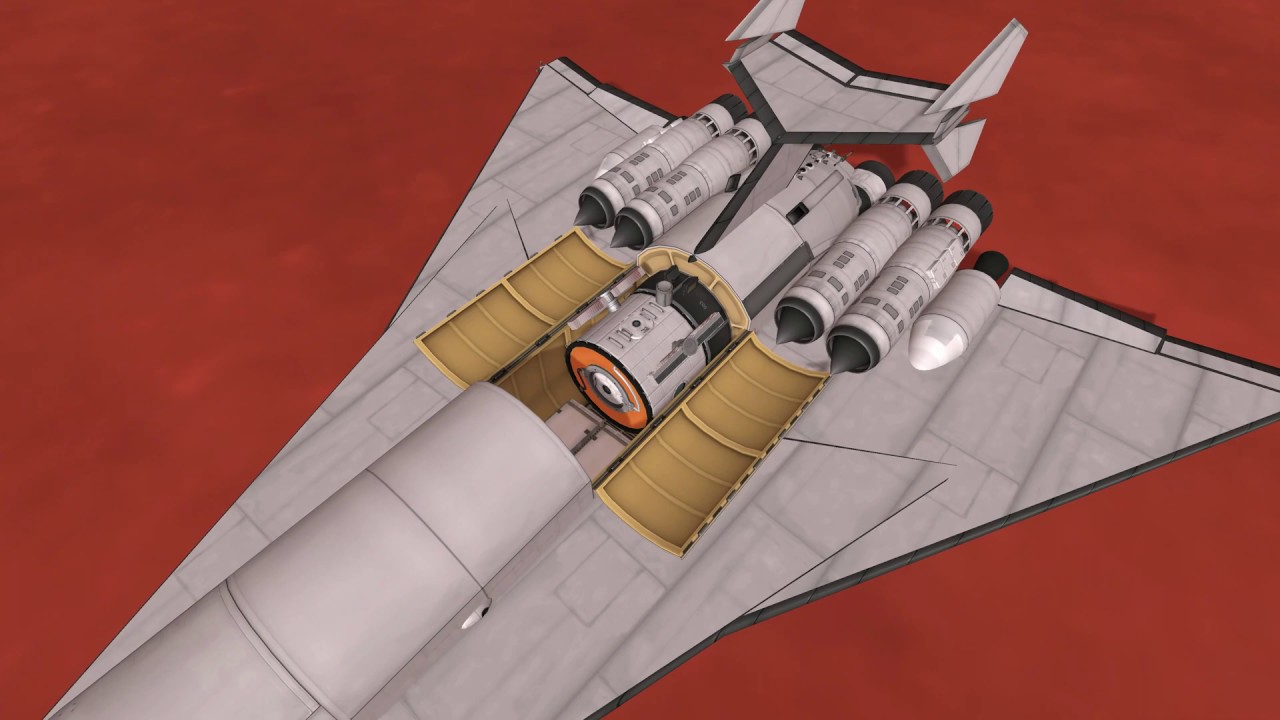 KSP - Alpha III SSTO - Duna landing - YouTube