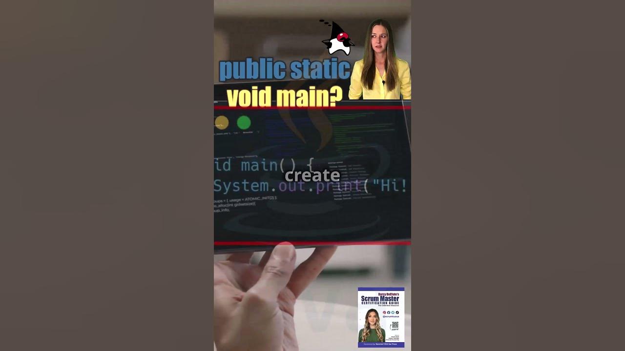 What is public static void main(String args[]) in Java? - YouTube