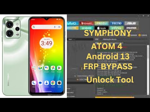 Symphony Atom 4 FRP Bypass With Unlock Tool/ Symphony Atom 4 Hard Reset ...