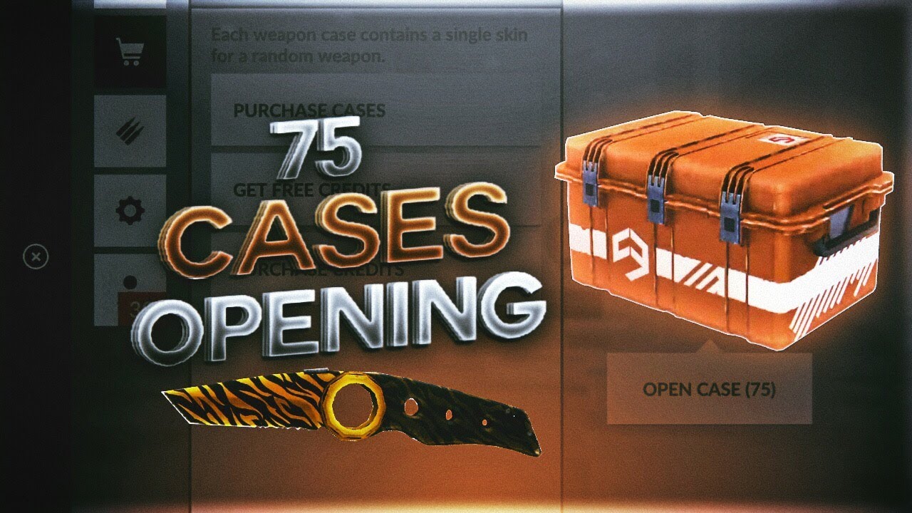 Critical Ops 75 ESL Cases Unboxing! [KNIFE?] - YouTube
