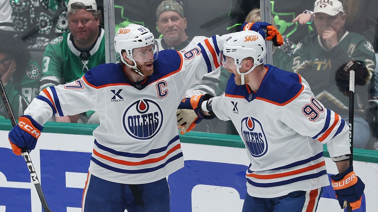 Oilers thinking CUP REMATCH with 3-GOAL 1st!!! - YouTube