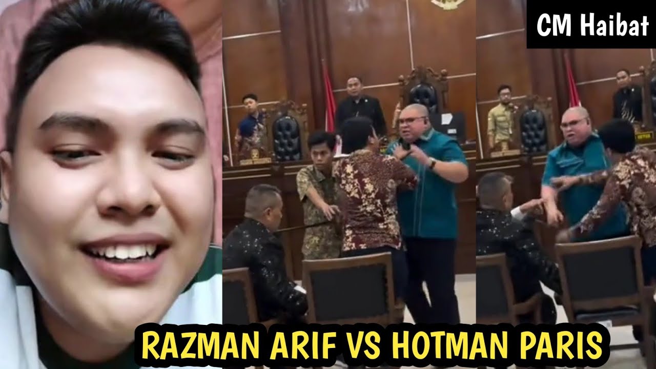 Gebrakan baru, Razman Arif ngamuk di sidang vs Hotman Paris berujung ...