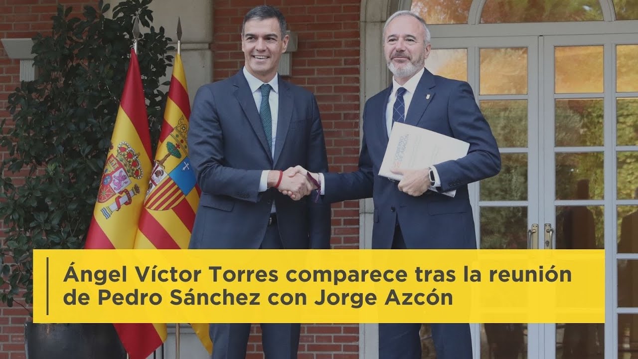 Ángel Víctor Torres comparece tras la reunión de Pedro Sánchez con ...