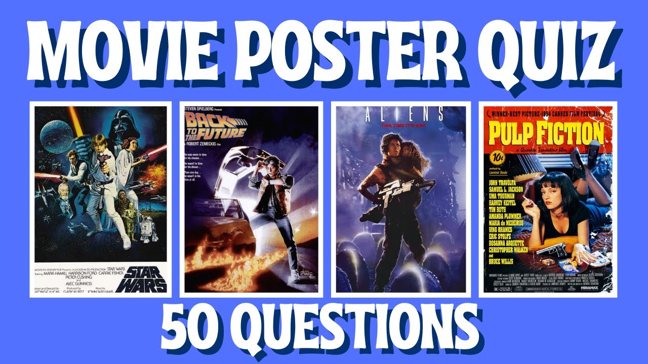 Guess the Movie From the Poster | Test Your Film Knowledge (50 ...
