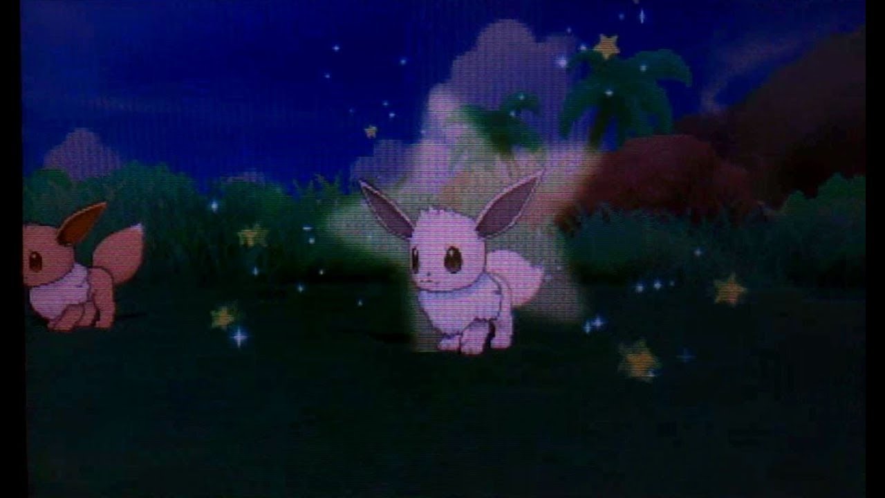 Shiny Eevee on Pokemon Moon! - YouTube