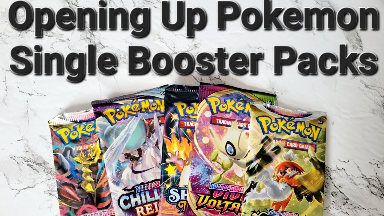 Opening Pokemon Single Booster Pack's - YouTube