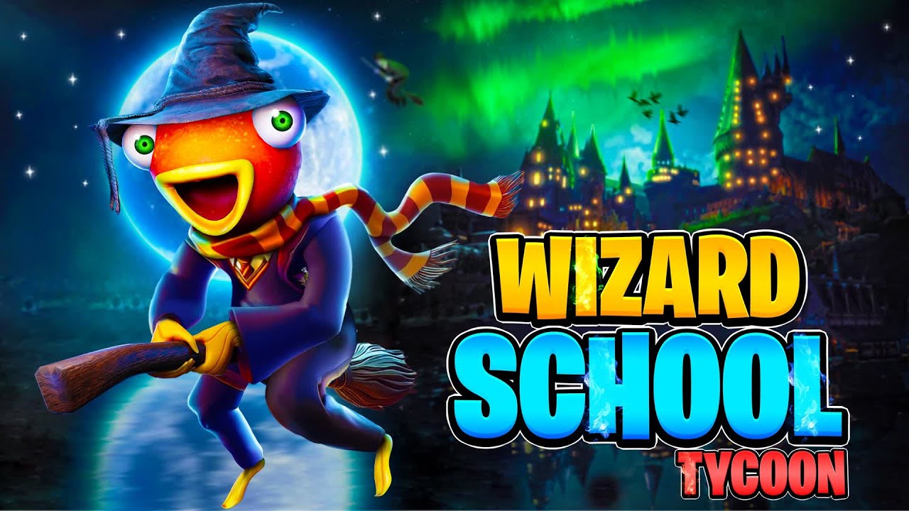 WIZARD SCHOOL TYCOON MAP FORTNITE CREATIVE - SECRET ROOMS, BUILD SCHOOL ...