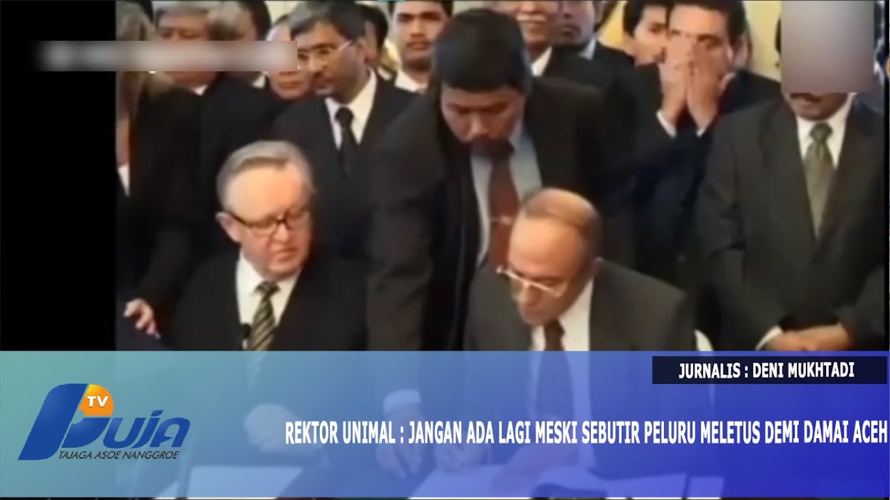 Rektor Unimal : Jangan Ada Lagi Meski Sebutir Peluru Meletus Demi Damai ...