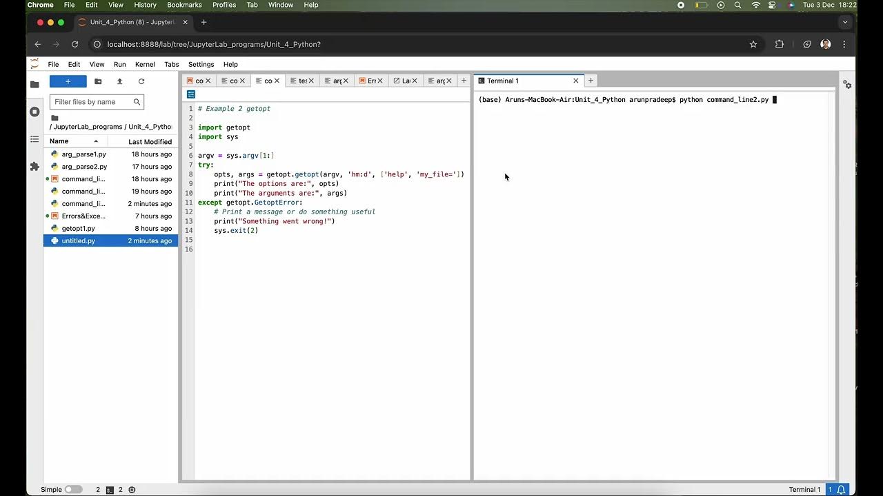 Getopt Tutorial - YouTube