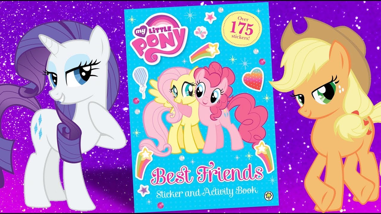 My little pony Sticker and Activity book 'Best Friends' MLP stickers ...