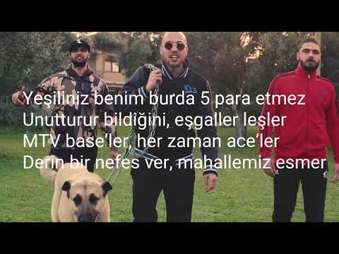 Ben Fero - Mahallemiz Esmer SÖZLERİ (LYRİCS)