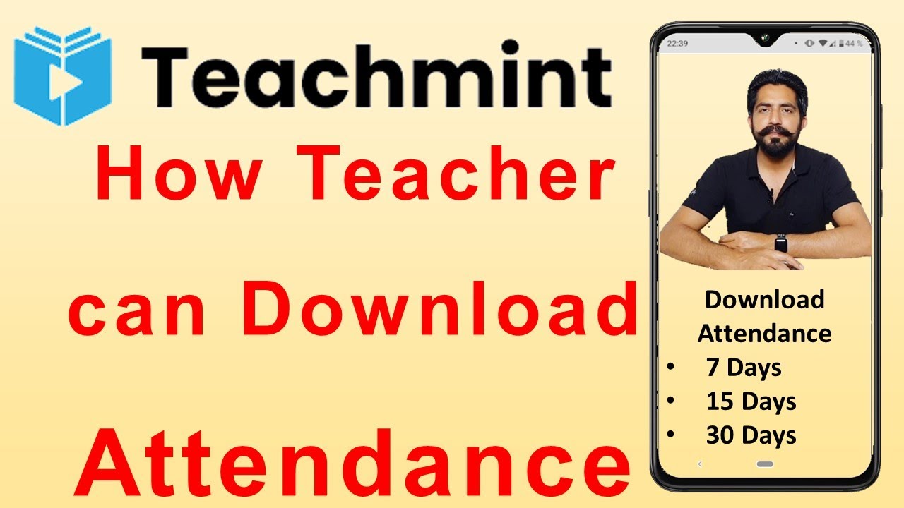 How Teacher Can Download Students Attendance on Teachmint Mobile App ...