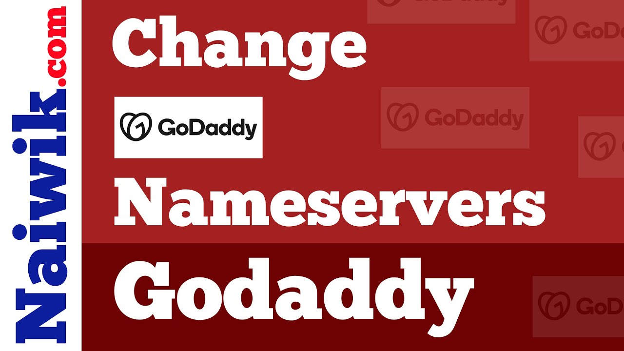 How to change the Domain Nameservers on GoDaddy - YouTube