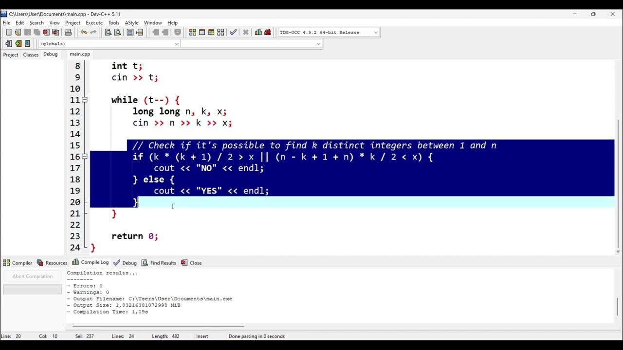 C. Vasilije in Cacak | Codeforces Round 900 (Div. 3) | Codeforces solution - YouTube
