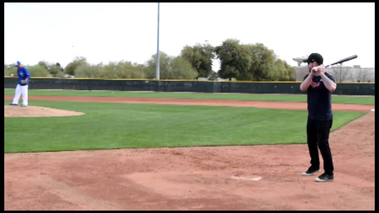 Singer David Cook visits Royals spring training - YouTube