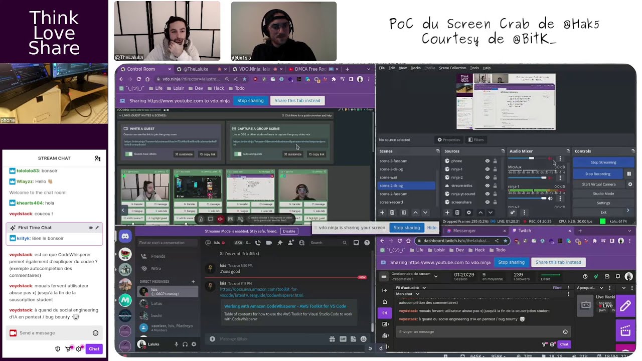 EP 023 | PoC du Screen Crab de @Hak5 - Courtesy de @BitK_, avec @0x1sis ...