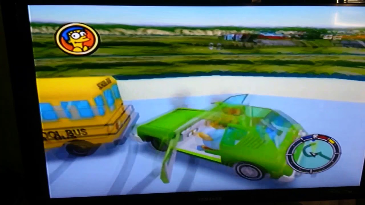 The Simpsons Hit and Run very broken glitch - YouTube