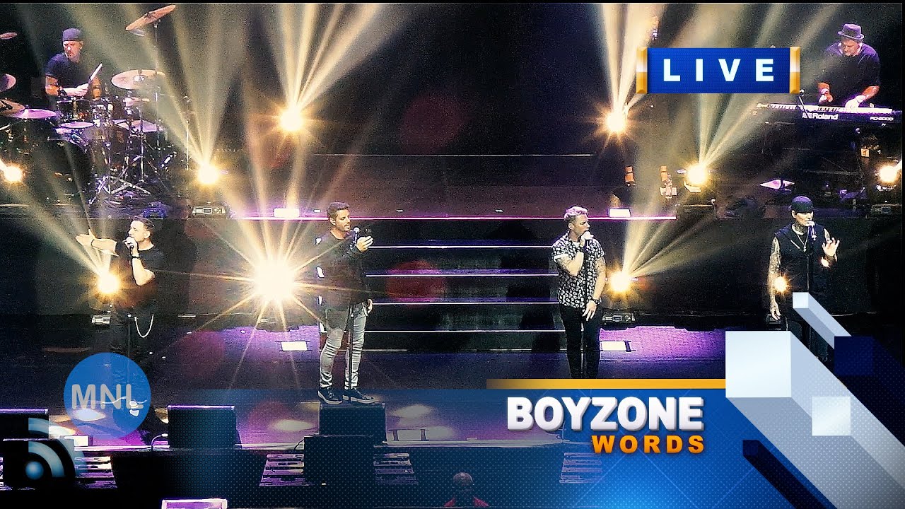 [8K UHD] WORDS (Boyzone) Momentum Live MNL - YouTube
