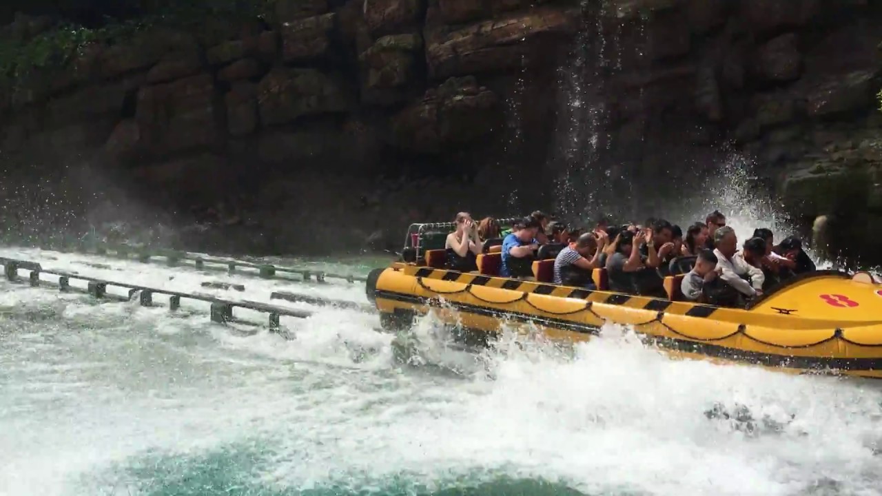 Jurassic Park water ride - Universal Studios - YouTube