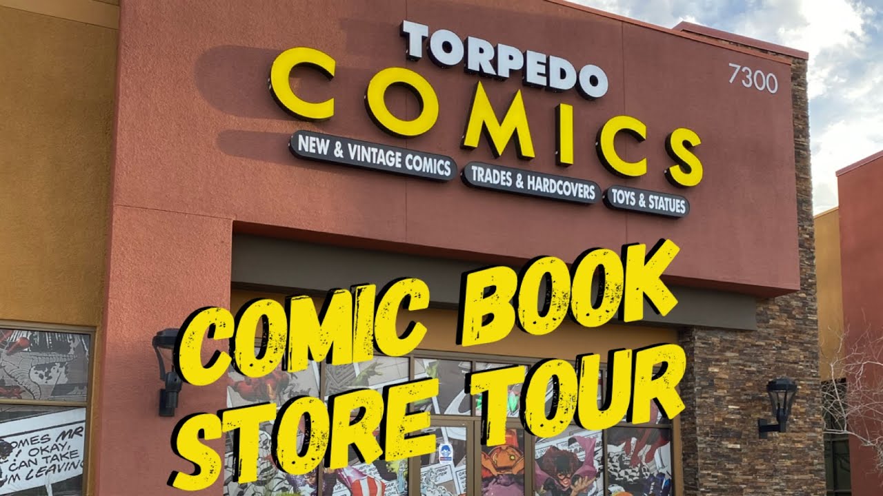 Torpedo Comics Las Vegas Store Tour 2021 comic book store comics - YouTube
