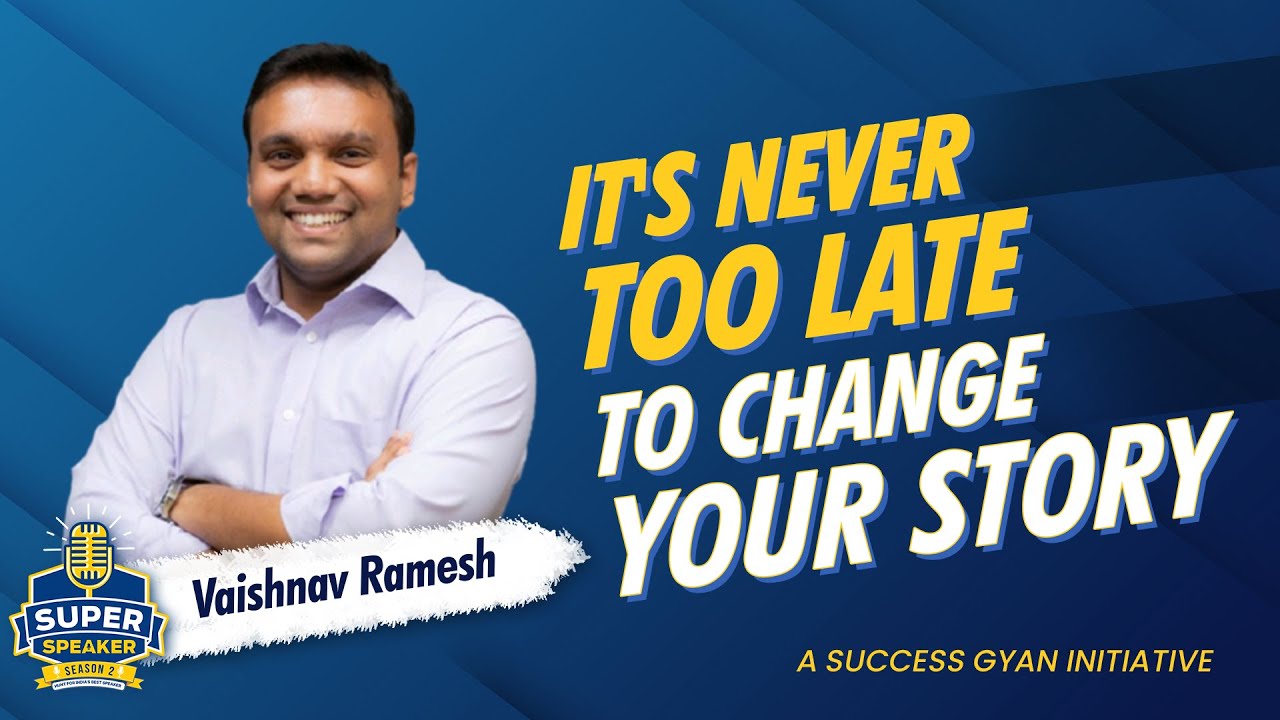 Your Past Is The Strength To Your Future | Vaishnav Ramesh | My Inspirational Story - YouTube