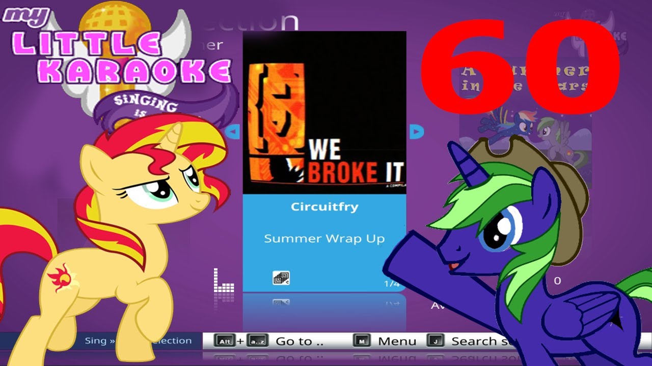 My Little Karaoke Part 60 - SUMMER PONY SONGS! - YouTube