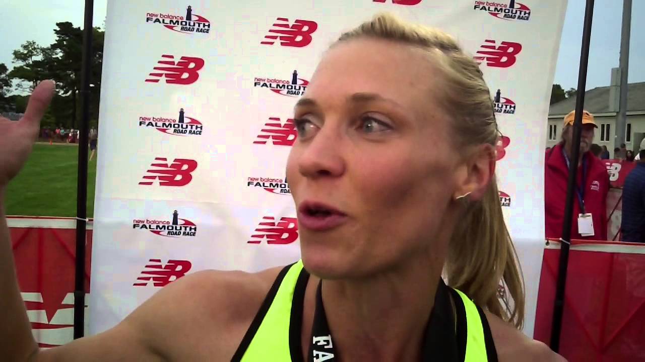 Katie Mackey speaks after winning 2014 Falmouth Mile - YouTube