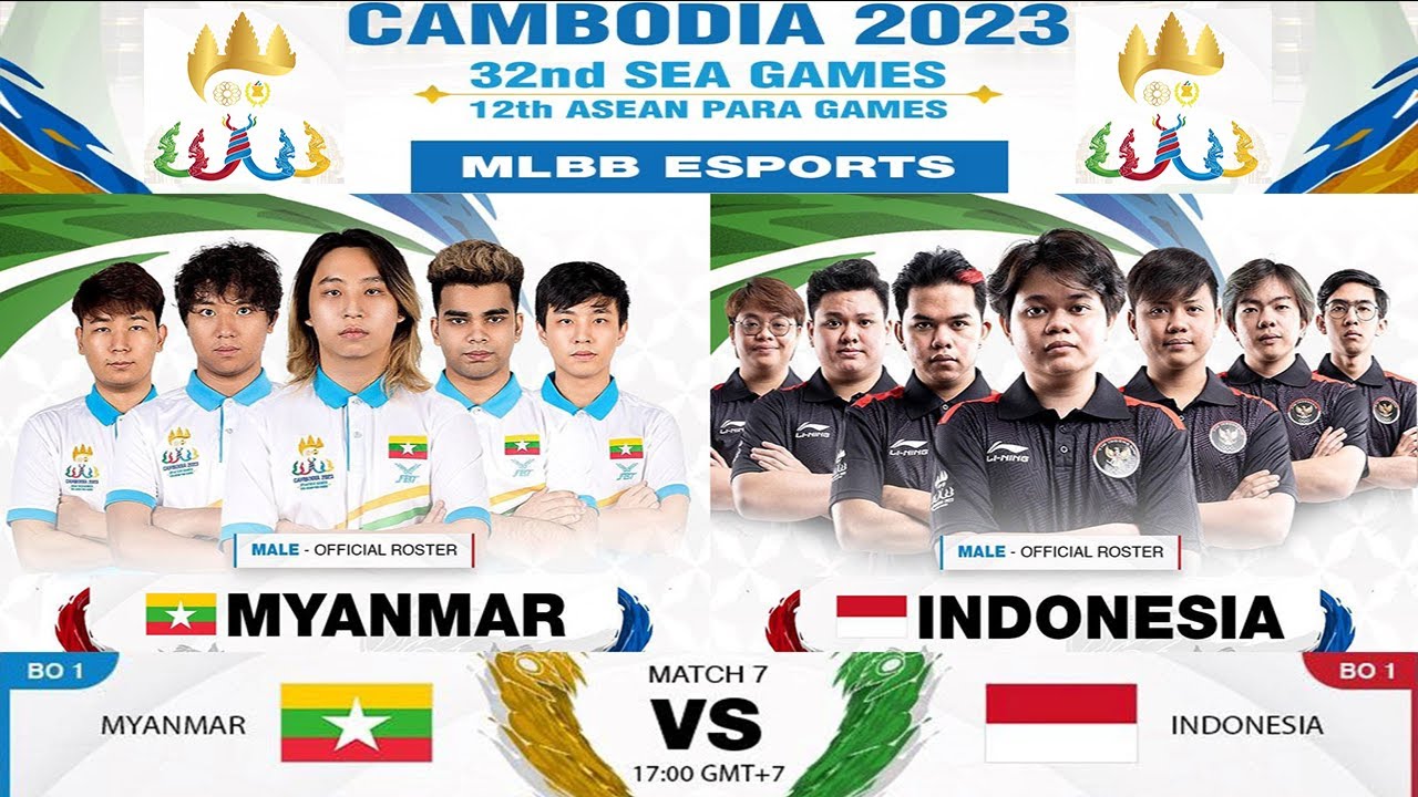 INDONESIA VS MYANMAR [BEST OF 1] | MLBB SEA GAMES MALE CATEGORY | 32ND ...