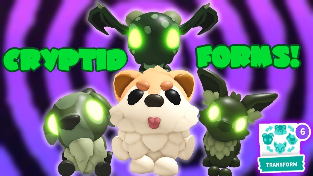 ALL Cryptid Transformations! | Roblox Adopt Me Halloween 2025 | Riivv3r ...