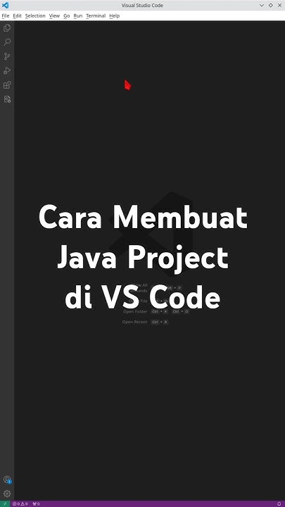 Cara Membuat Java Project di VS Code - YouTube