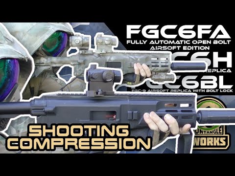 UNW FGC-6H FGC-6BL FGC-6FA all the FGC6 airsoft GBB models in a fire ...