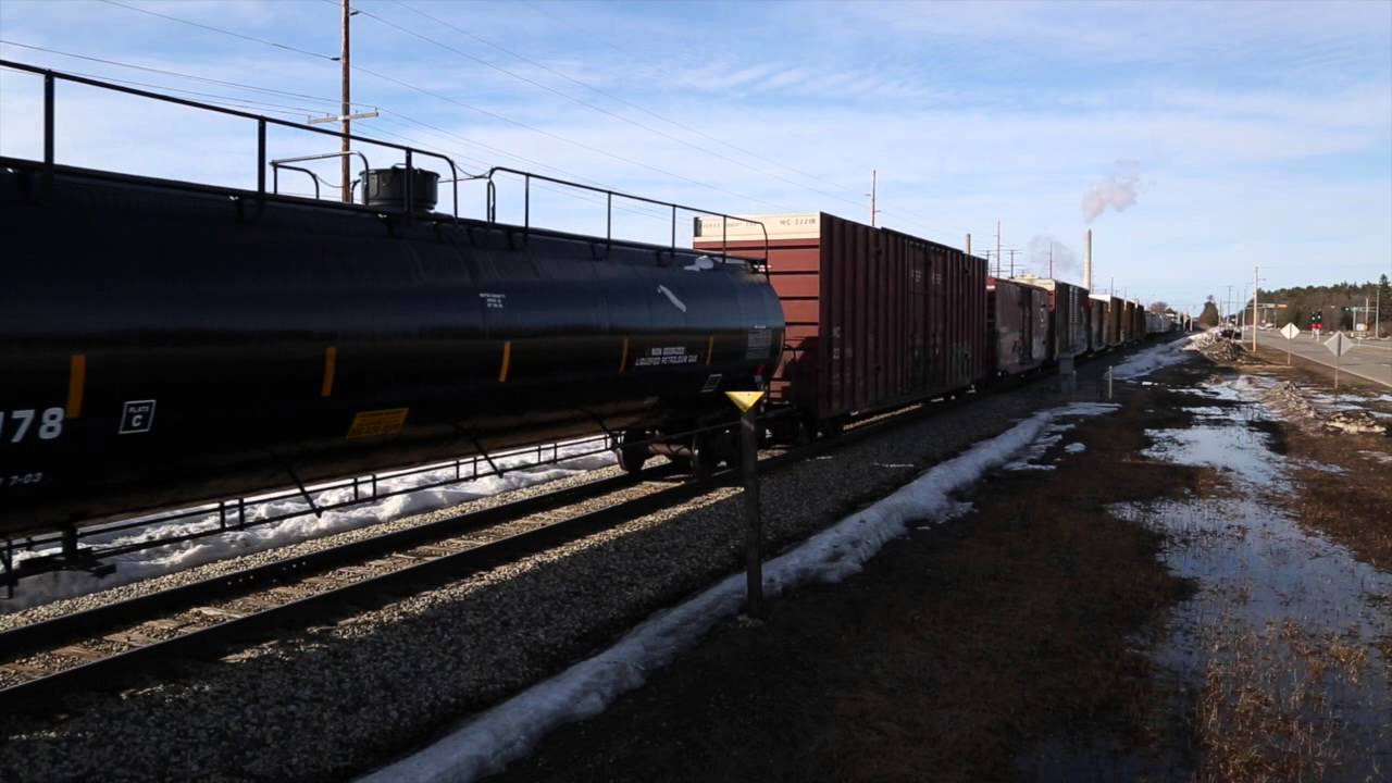 Canadian National Freight Train at Weston, Wisconsin - YouTube