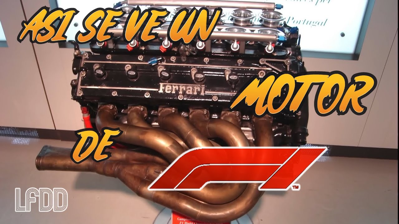 Así se ve un Motor de FÓRMULA 1 - YouTube