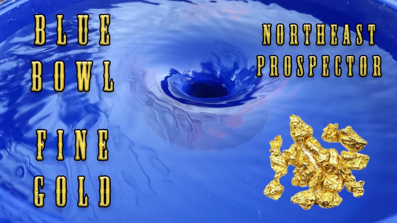 Using a BLUE BOWL for GOLD RECOVERY - YouTube
