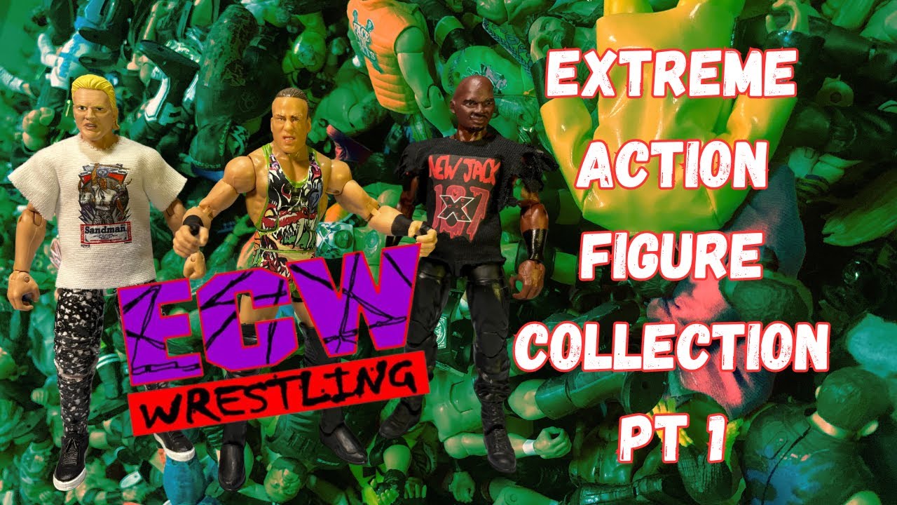 EPIC Mattel Attitude Era Action Figure Collection - ECW Part 1 - YouTube