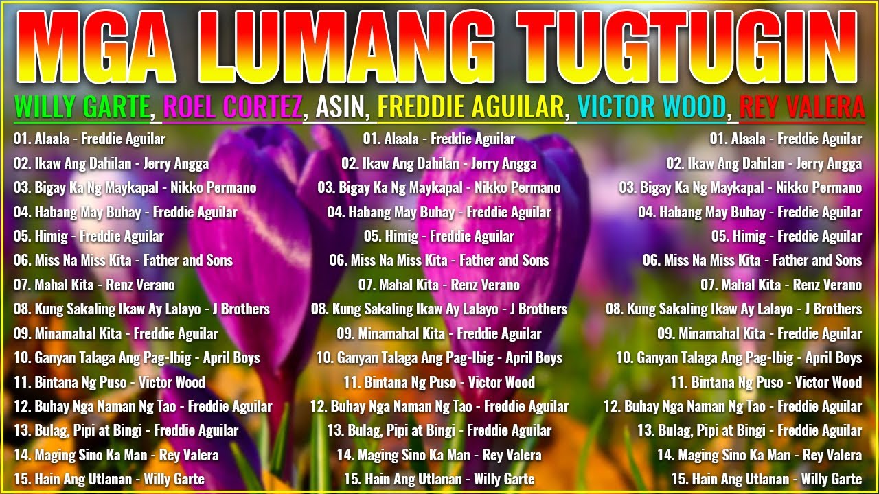 Mga Lumang Tugtugin 60s 70s 80s 90s 🍀 Pure Tagalog Pinoy Old Love Songs ...