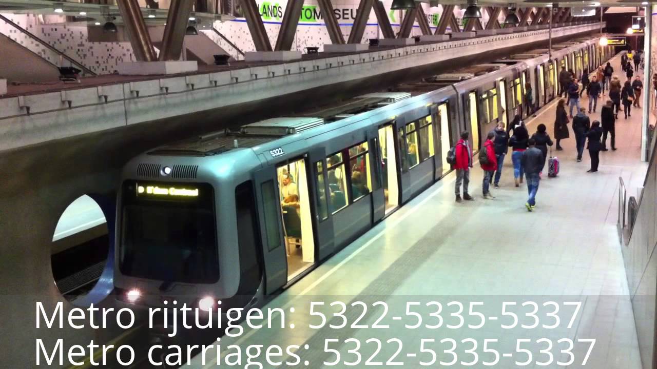 RET Metro Combi Type B op Wilhelminaplein als verkeerd spoor richting ...
