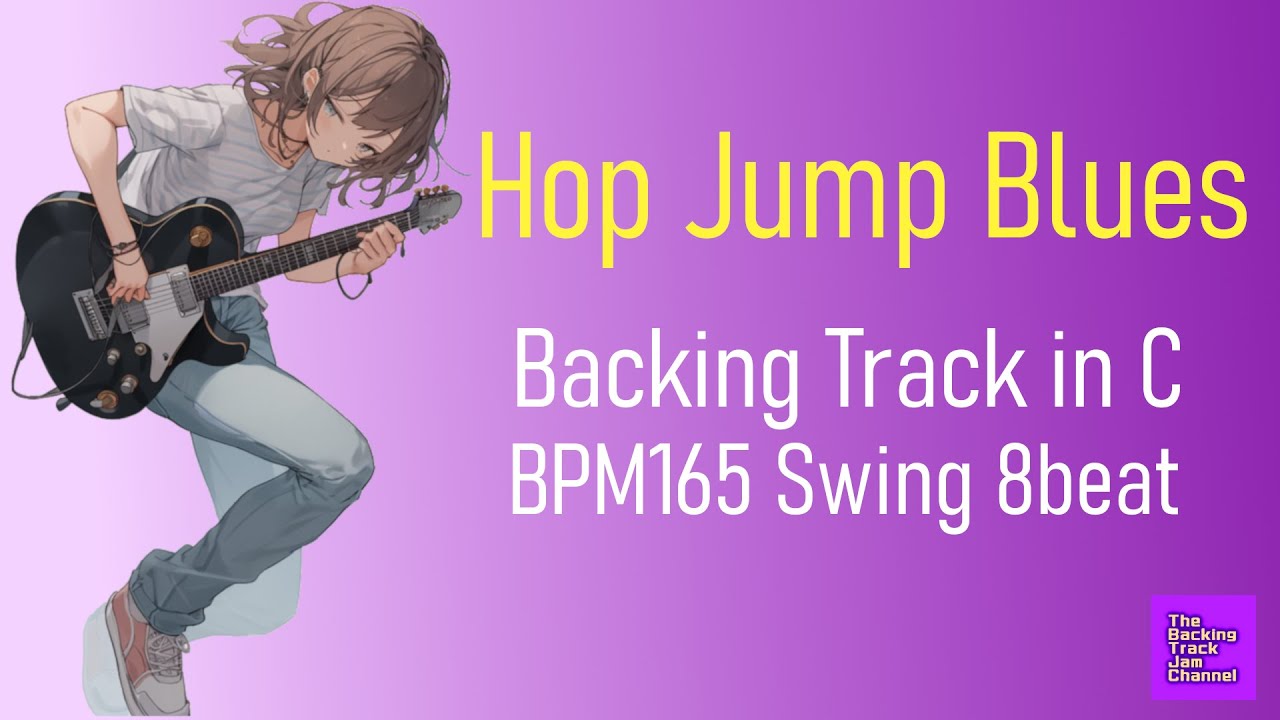 Hop Jump Blues Backing Track in C BPM165 - YouTube