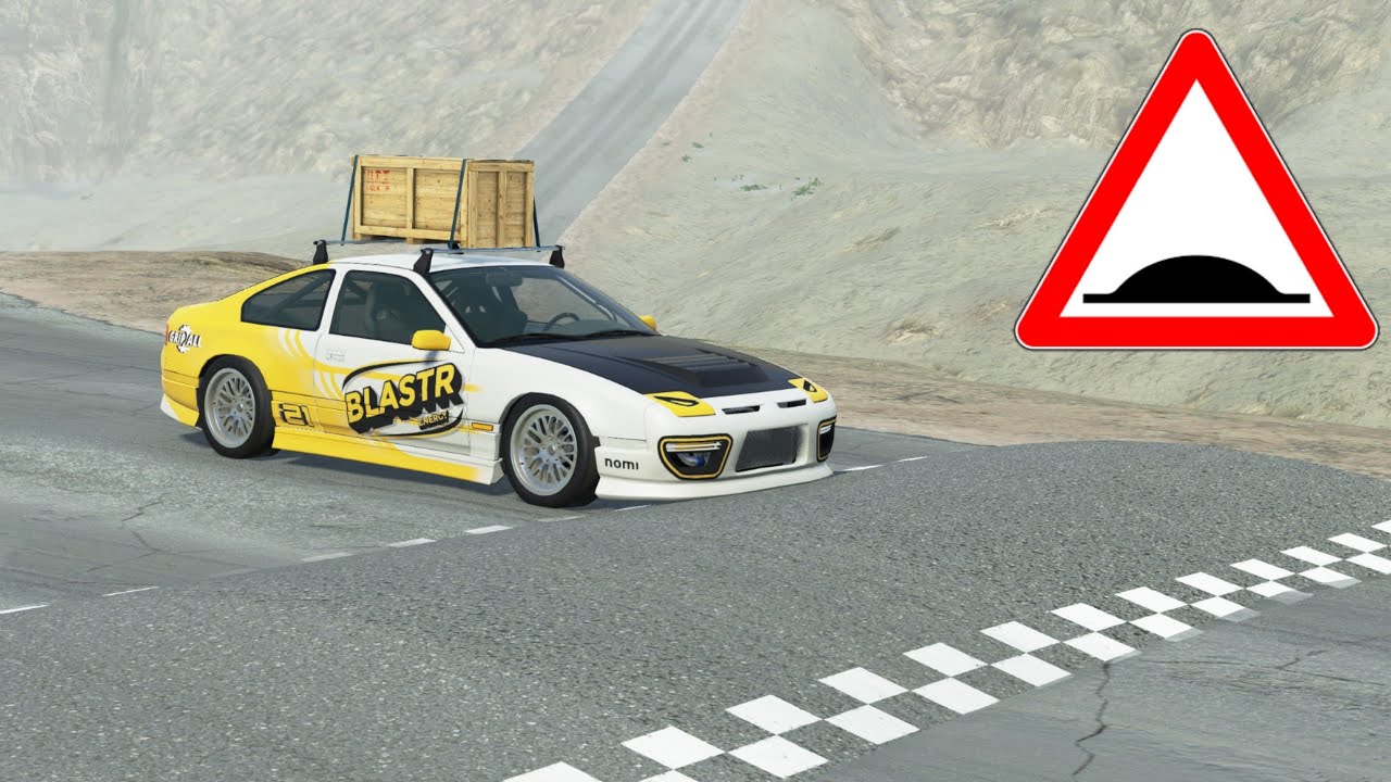 Cars VS Speed Bumps- Crash Caused By Car Bump Jumping At Excessive ...