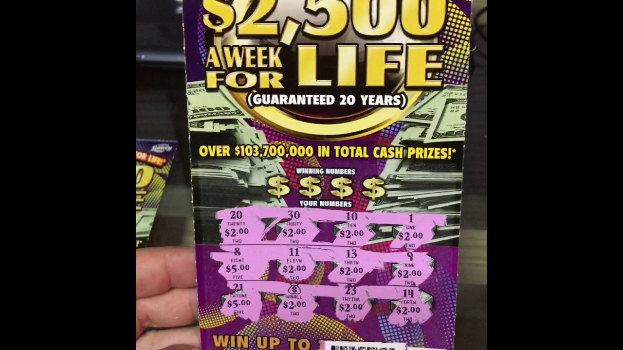 Back 2 Back Win All on $2,500 Week For Life (Florida Lottery) - YouTube