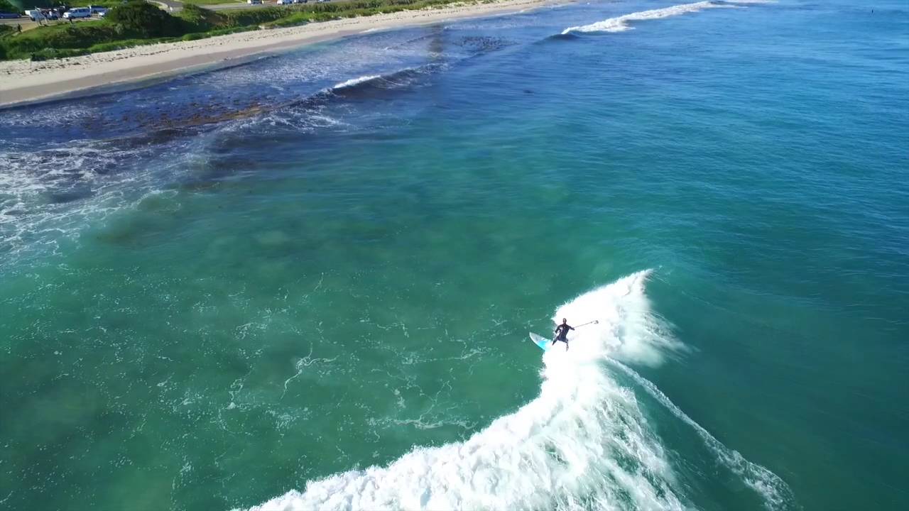 Drone Surf Footage | Isolators Reef, Cottesloe WA 1 August 2016 - YouTube