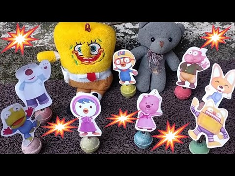 Mencari Dan Menemukan Pororo Bermain Petak Umpet Bersama Spongebob,Edy ...