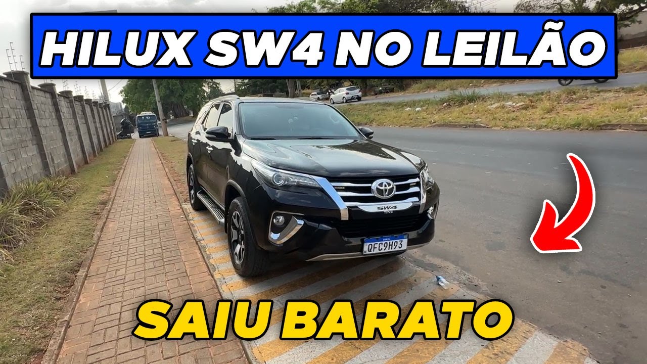 ELE COMPROU UMA HILUX SW4 NO LEILÃO, SERÁ QUE COMPENSOU? - YouTube