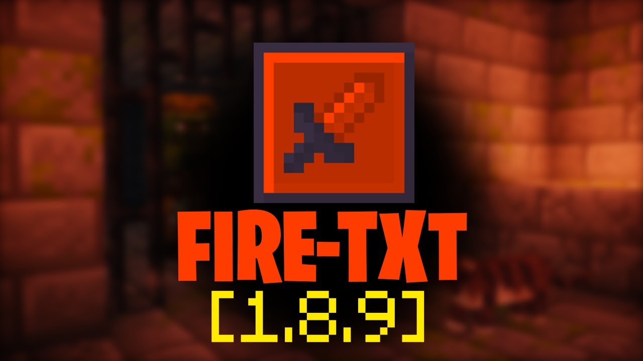 [1.8.9] 🔥 Fire-txt 🔥 | @poprostukuki - YouTube