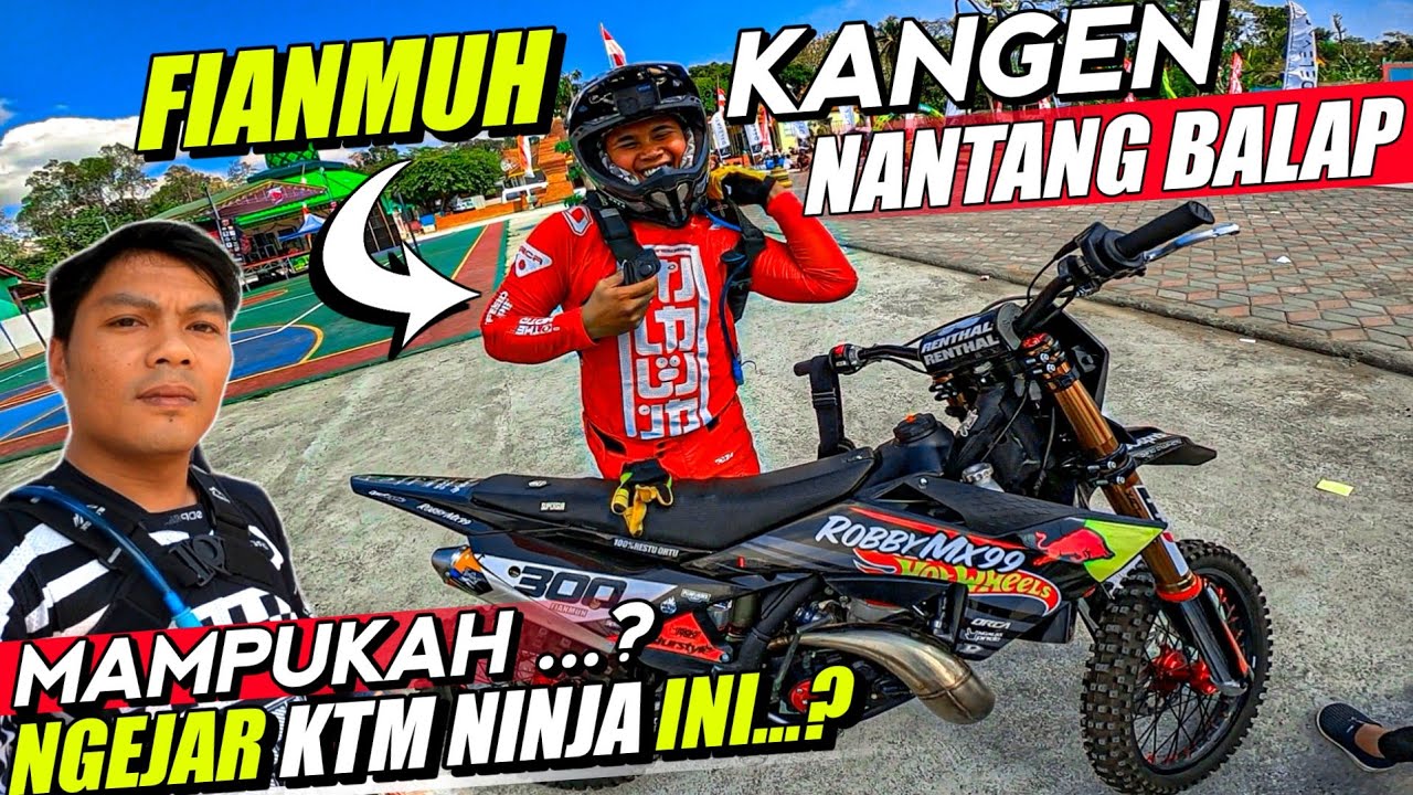FIANMUH KANGEN ‼️ Nantang Balapan KLX vs KTM NINJA - (trenggalek) #1 ...
